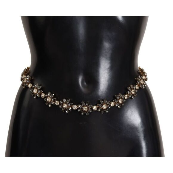 Dolce & Gabbana | Accessories | Dolce Gabbana Rhinestone Flower Waist ...